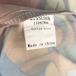 MISSLOOK | Shirts | Misslook Hawaiian Shirt Size Xl Multicolor New ...